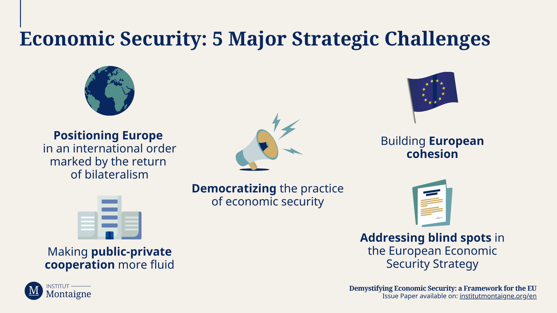 Demystifying Economic Security: a Framework for the EU | Institut Montaigne