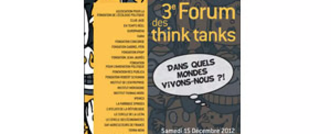Invitation au 3eme Forum des think tanks | Institut Montaigne