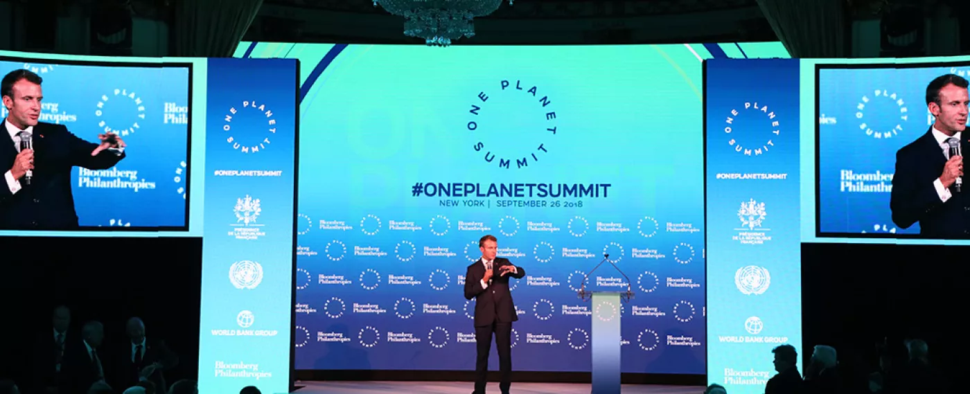One Planet Summit : une rencontre “au sommet” pour le Climat - Trois ...